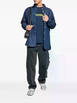 Kenzo Buttoned Flap-pocket Shirt