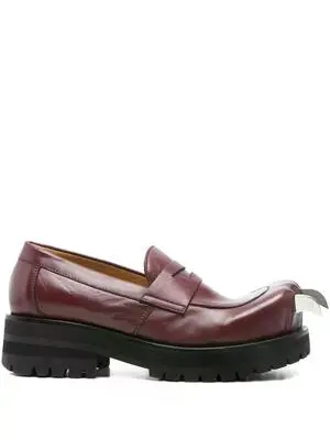 CHARLES JEFFREY Claw-toe Penny Loafers