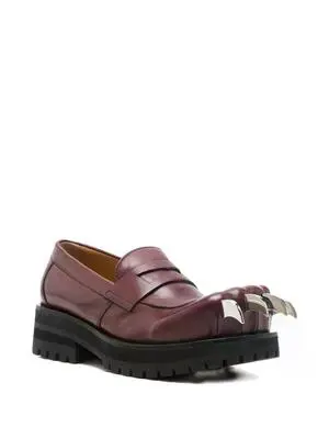 CHARLES JEFFREY Claw-toe Penny Loafers