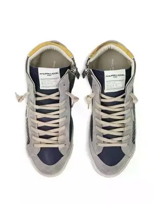 Philippe Model Prsx Panelled High-top Sneakers