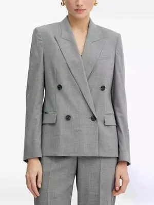 BOSS Double-breasted Wool Blazer