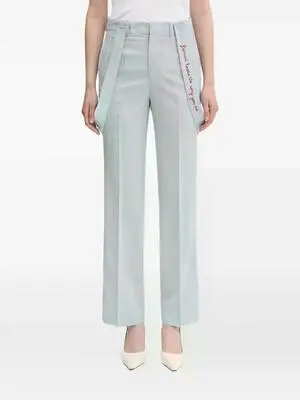Fiorucci Embroidered Suspender Trousers