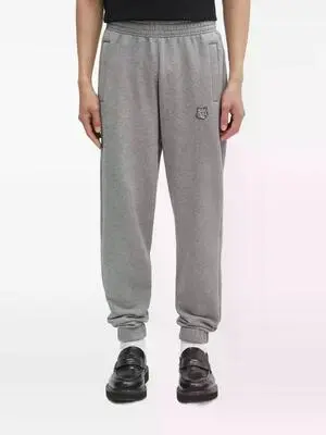 Maison Kitsuné Fox-embroidered Joggers