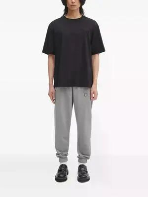 Maison Kitsuné Fox-embroidered Joggers