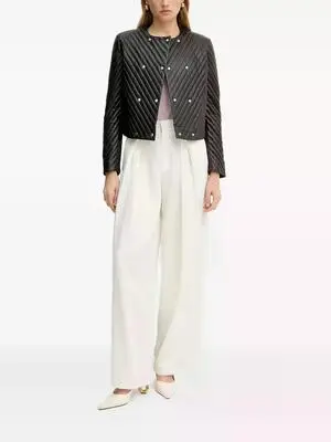 BOSS Cropped Quilted Jacket