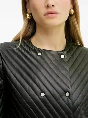 BOSS Cropped Quilted Jacket