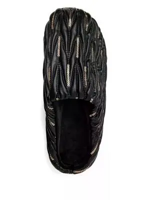 SUBU Banquet Sequin Mules - Black