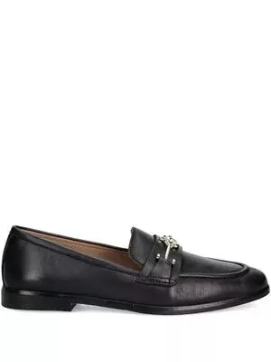 BOSS Logo-plaque Leather Loafers
