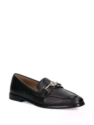 BOSS Logo-plaque Leather Loafers