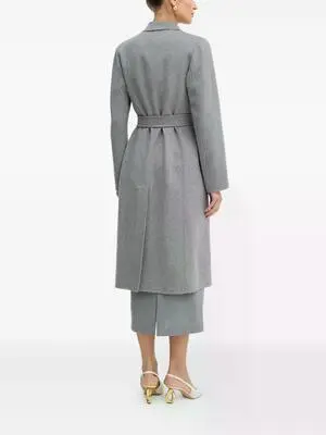 BOSS Belted Notch-lapel Coat