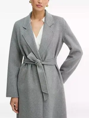 BOSS Belted Notch-lapel Coat