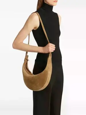 Khaite Augustina Crescent Shoulder Bag - Neutrals