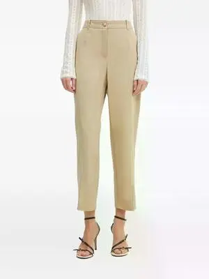 BOSS Straight Trousers With Front-seam