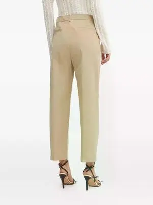 BOSS Straight Trousers With Front-seam