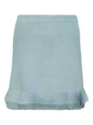 ALEXIA Pleated Hem A-line Skirt