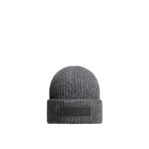 Moncler Mouliné Wool And Cashmere Beanie Grey