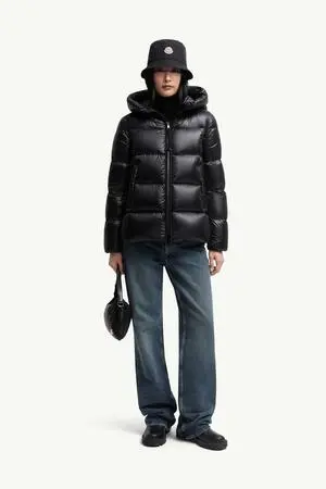 Moncler Serittes Hooded Down Jacket - Black