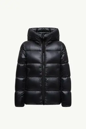 Moncler Serittes Hooded Down Jacket - Black
