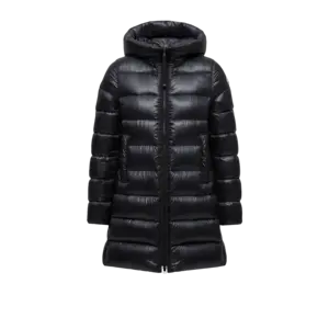 Moncler Suyenne Hooded Mid-length Down Jacket
