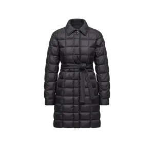 Moncler Gresillon Belted Long Down Jacket