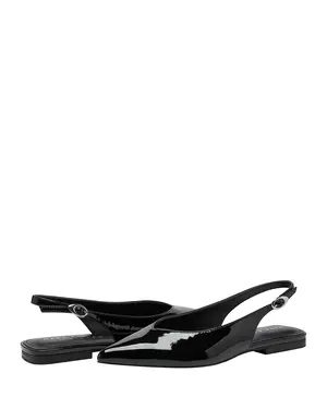 MARC FISHER LTD. Gabra Pointed Flats - Black