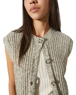 Max & Co. Cotton Crewneck Vest