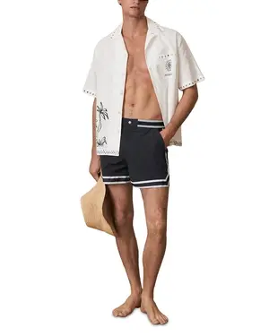 REISS Striped Swim Shorts