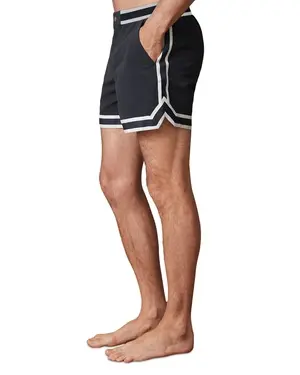 REISS Striped Swim Shorts