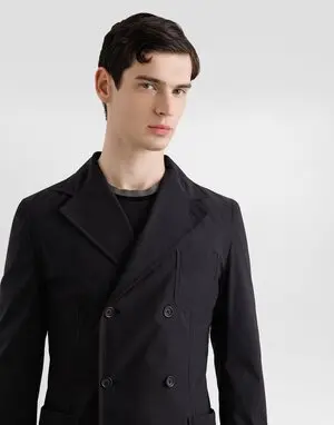 Dolce & Gabbana Double-breasted Portofino Canvas Jacket