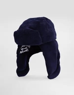Dolce & Gabbana Corduroy Trapper Hat - Blue