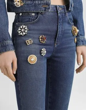 Dolce & Gabbana 5-pocket Denim Trousers - Multicolor