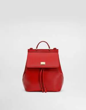 Dolce & Gabbana Nappa Calfskin Backpack - Red