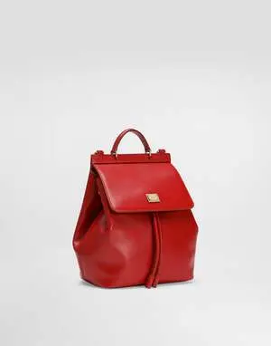 Dolce & Gabbana Nappa Calfskin Backpack - Red
