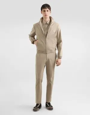 Dolce & Gabbana Nylon Canvas Trousers - Beige