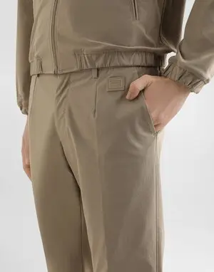 Dolce & Gabbana Nylon Canvas Trousers - Beige