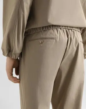 Dolce & Gabbana Nylon Canvas Trousers - Beige