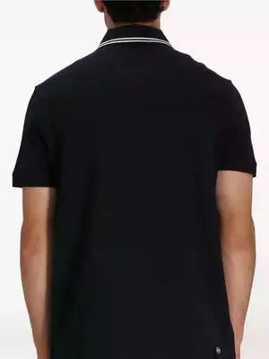 Armani Exchange Zip-neck Cotton Polo Shirt