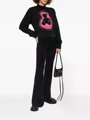 Palm Angels Bear Spray-paint Sweatshirt