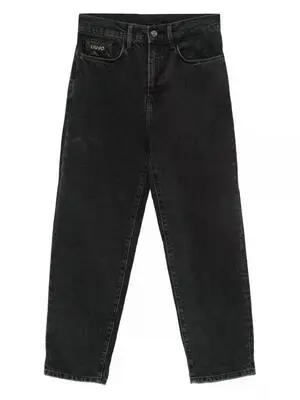 Liu Jo Logo Plaque Straight-leg Jeans