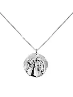 Monica Vinader Virgo Zodiac Pendant Necklace - Silver