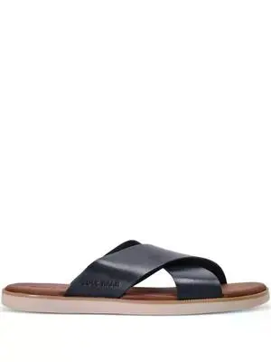 Cole Haan Cross-strap Leather Sandals