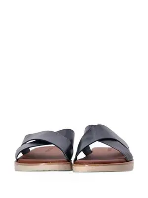 Cole Haan Cross-strap Leather Sandals