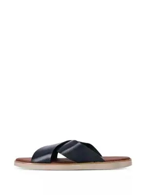 Cole Haan Cross-strap Leather Sandals