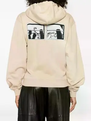 Kenzo Logo-detail Zip-up Hoodie