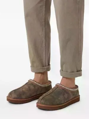 UGG Tasman Braided-trim Slippers - Brown