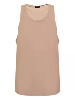Dsquared2 Racerback Tank Top With Appliqué Logo