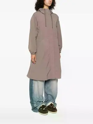 Kenzo Button-fastening Coat With Hood
