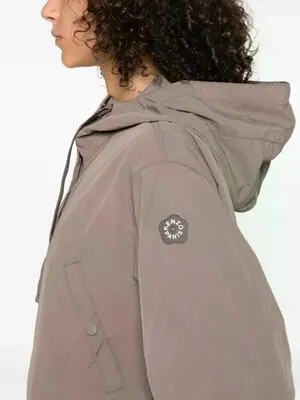 Kenzo Button-fastening Coat With Hood