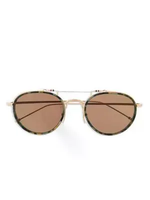 Thom Browne Round Frame Sunglasses - Blue