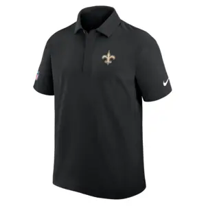 Nike New Orleans Saints City Pride Sideline Dri-fit Nfl Polo - Black